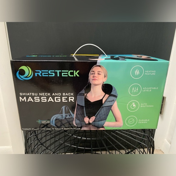 Resteck | Other | Nib Resteck Shiatsu Neck And Back Massager | Poshmark